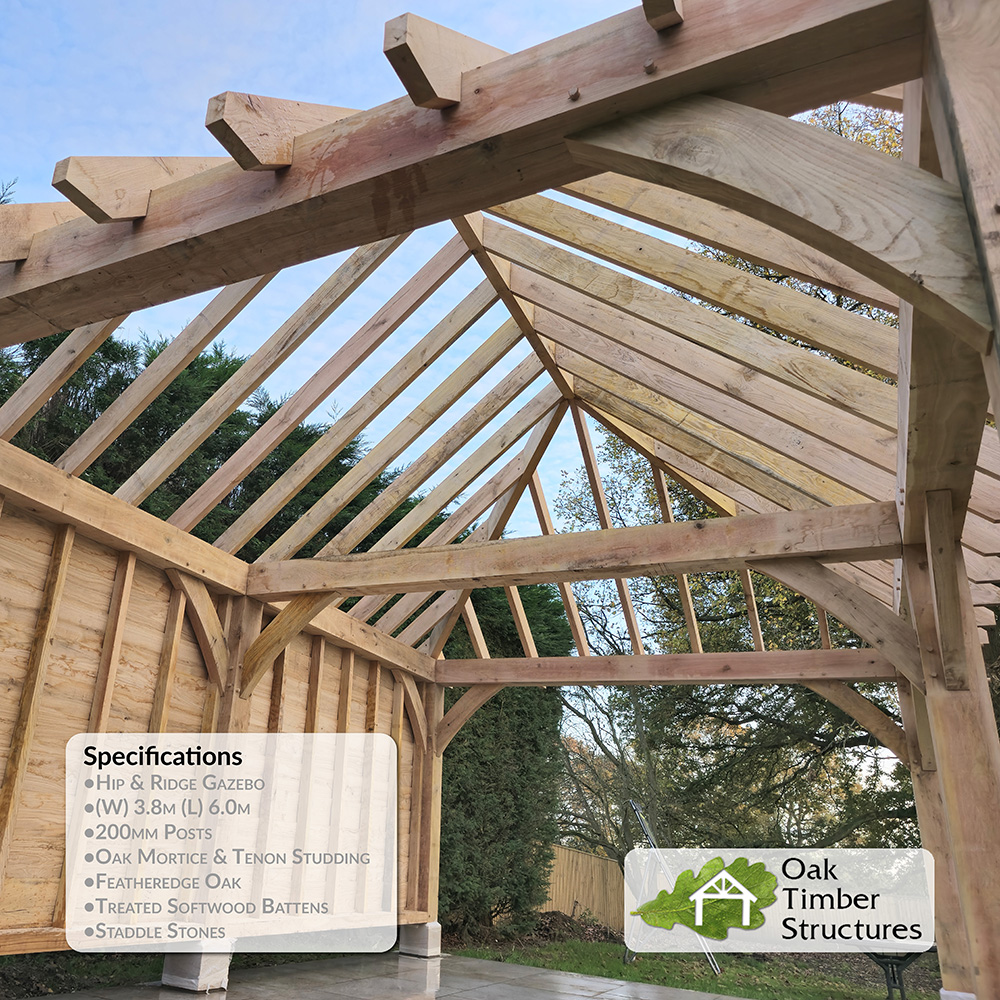Oak Gazebos, Made Bespoke to Your Design