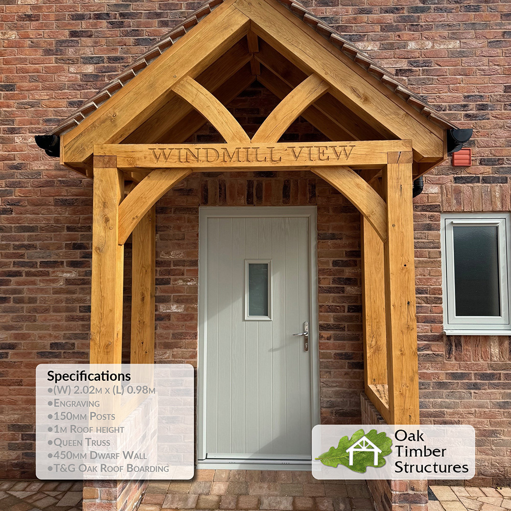 Solid Oak Porches, Made Bespoke For You