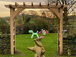 Solid Oak Garden Arches - Oak Timber Structures
