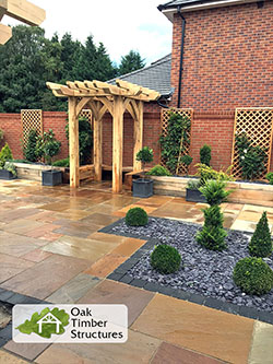 Solid Oak Garden Arches - Oak Timber Structures