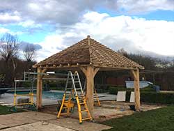 Solid Oak Gazebos - Oak Timber Structures