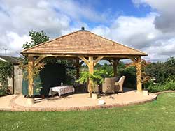 Solid Oak Gazebos - Oak Timber Structures