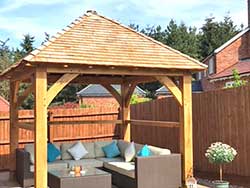 Solid Oak Gazebos - Oak Timber Structures