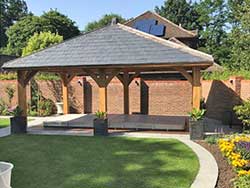 Solid Oak Gazebos - Oak Timber Structures