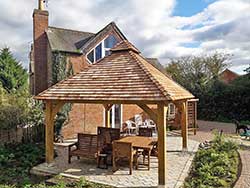 Solid Oak Gazebos - Oak Timber Structures