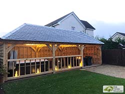Solid Oak Gazebos - Oak Timber Structures