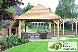 Solid Oak Gazebos - Oak Timber Structures