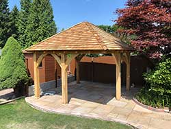Solid Oak Gazebos - Oak Timber Structures