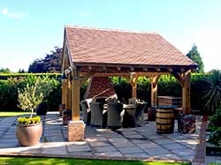 Solid Oak Gazebos - Oak Timber Structures