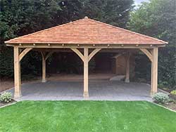 Solid Oak Gazebos - Oak Timber Structures