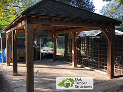 Solid Oak Gazebos - Oak Timber Structures