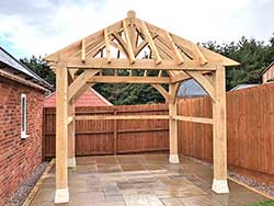 Solid Oak Gazebos - Oak Timber Structures