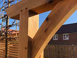 Solid Oak Garden Arches - Oak Timber Structures