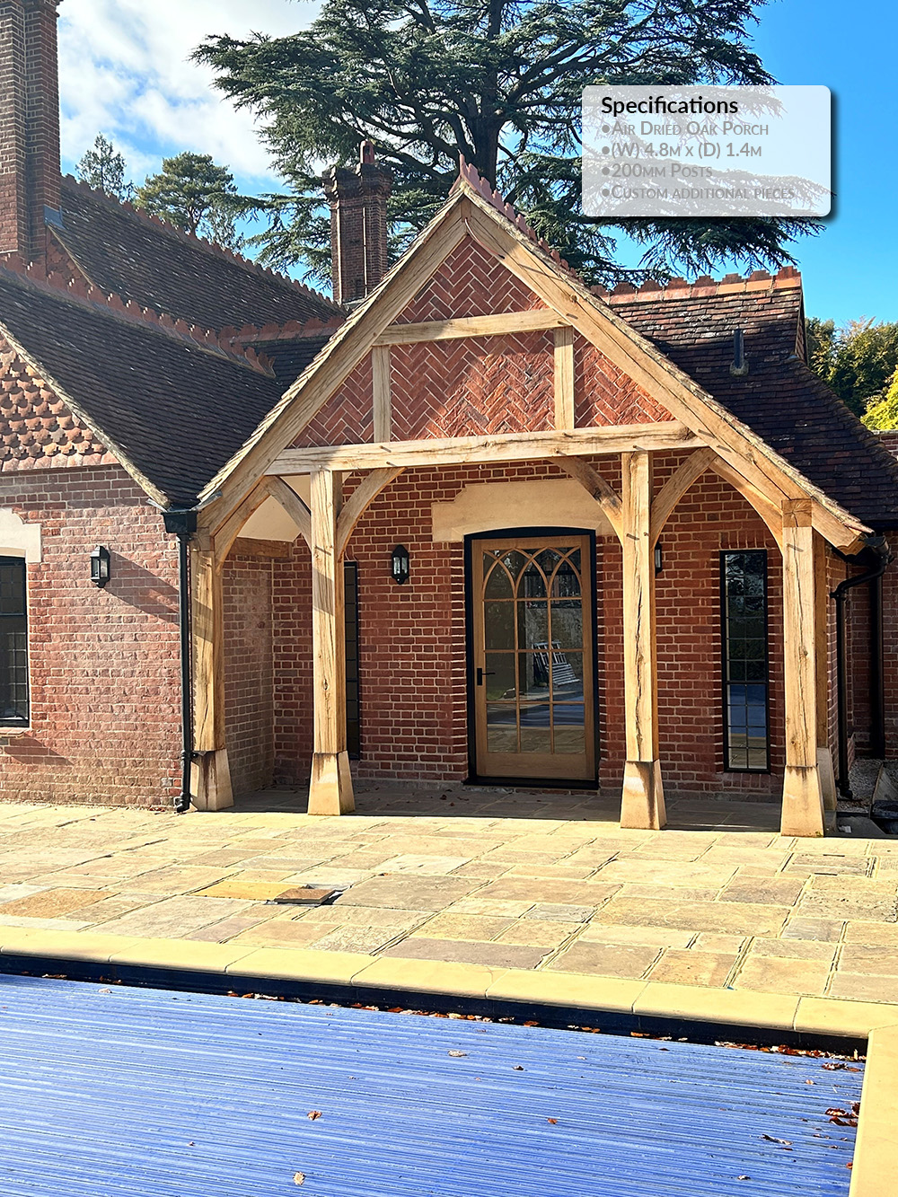 Solid Oak Porches - Oak Timber Structures