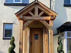 Solid Oak Porches - Oak Timber Structures