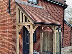 Solid Oak Porches - Oak Timber Structures