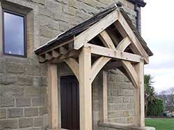 Solid Oak Porches - Oak Timber Structures